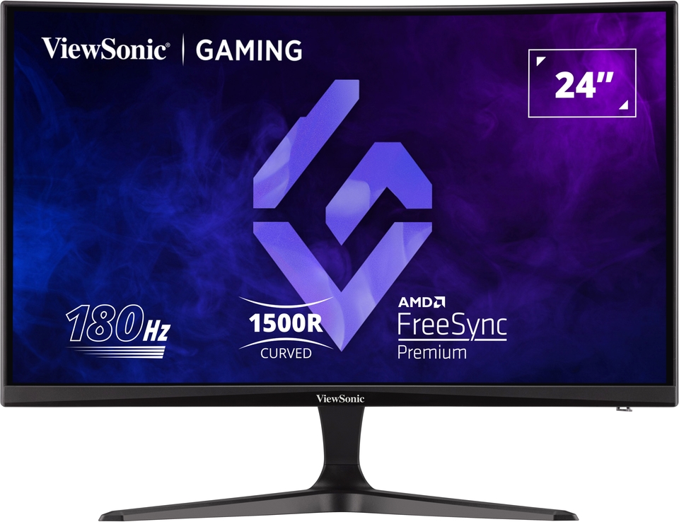 Monitor 24 ViewSonic 180Hz Full HD 1ms Curvo VX2418C | MyM Computacion ...