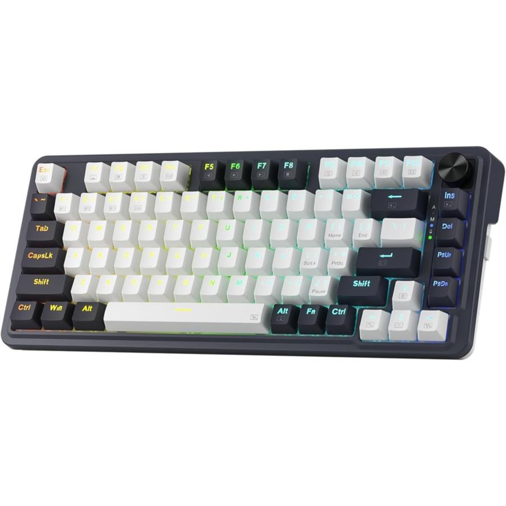 Periféricos Teclado Gamer Redragon Ucal Pro RGB Inalambrico Black/White K673WB | Mundo Hardware
