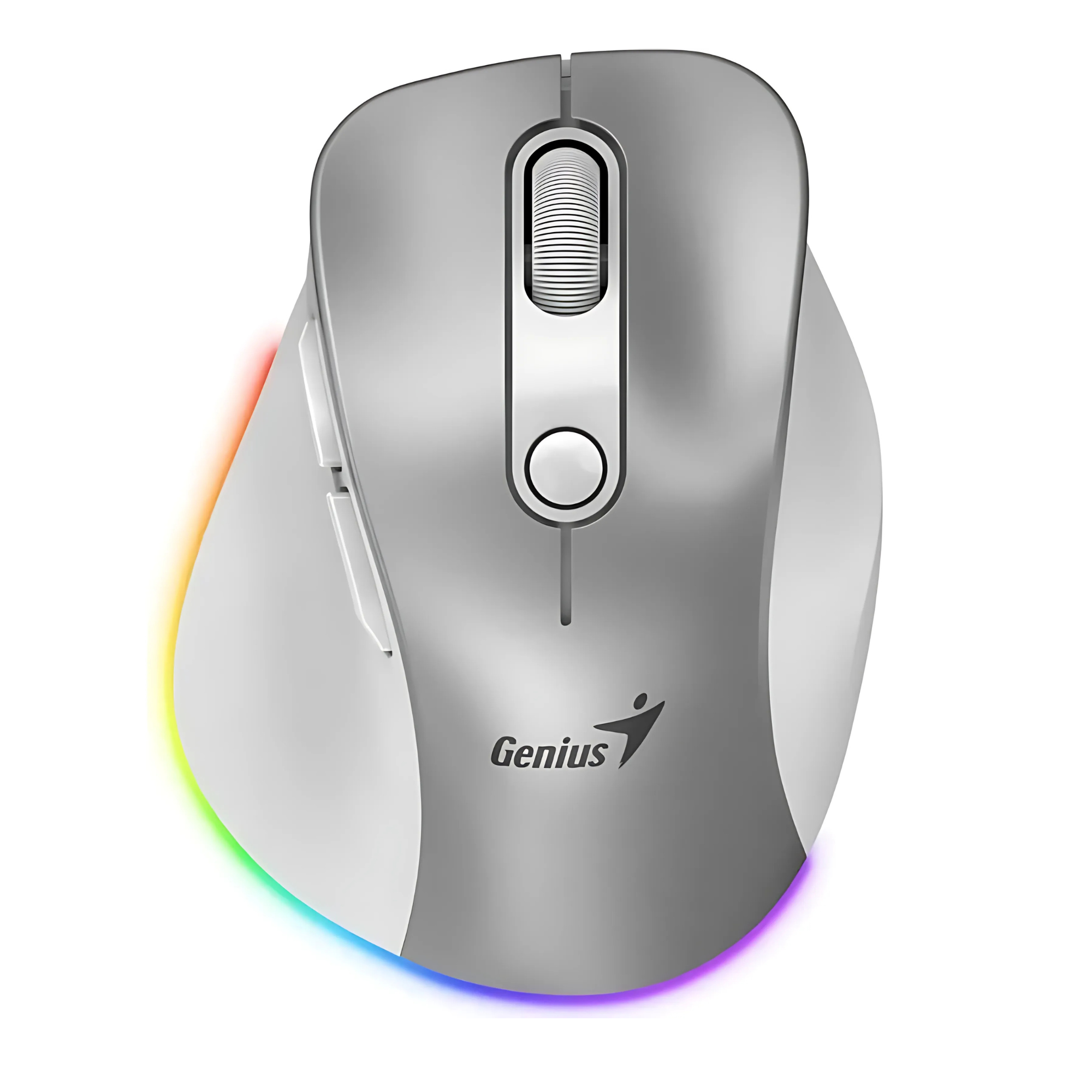 Periféricos Mouse Inalámbrico Genius RS2 Ergo RGB Pearl White 9000s Pro ...