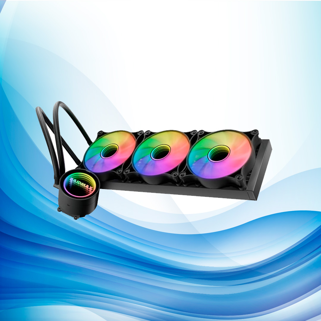 WATER COOLER RAIDMAX CPU LM360 ARGB WITH ANIMATION DISPLAY BLACK ...