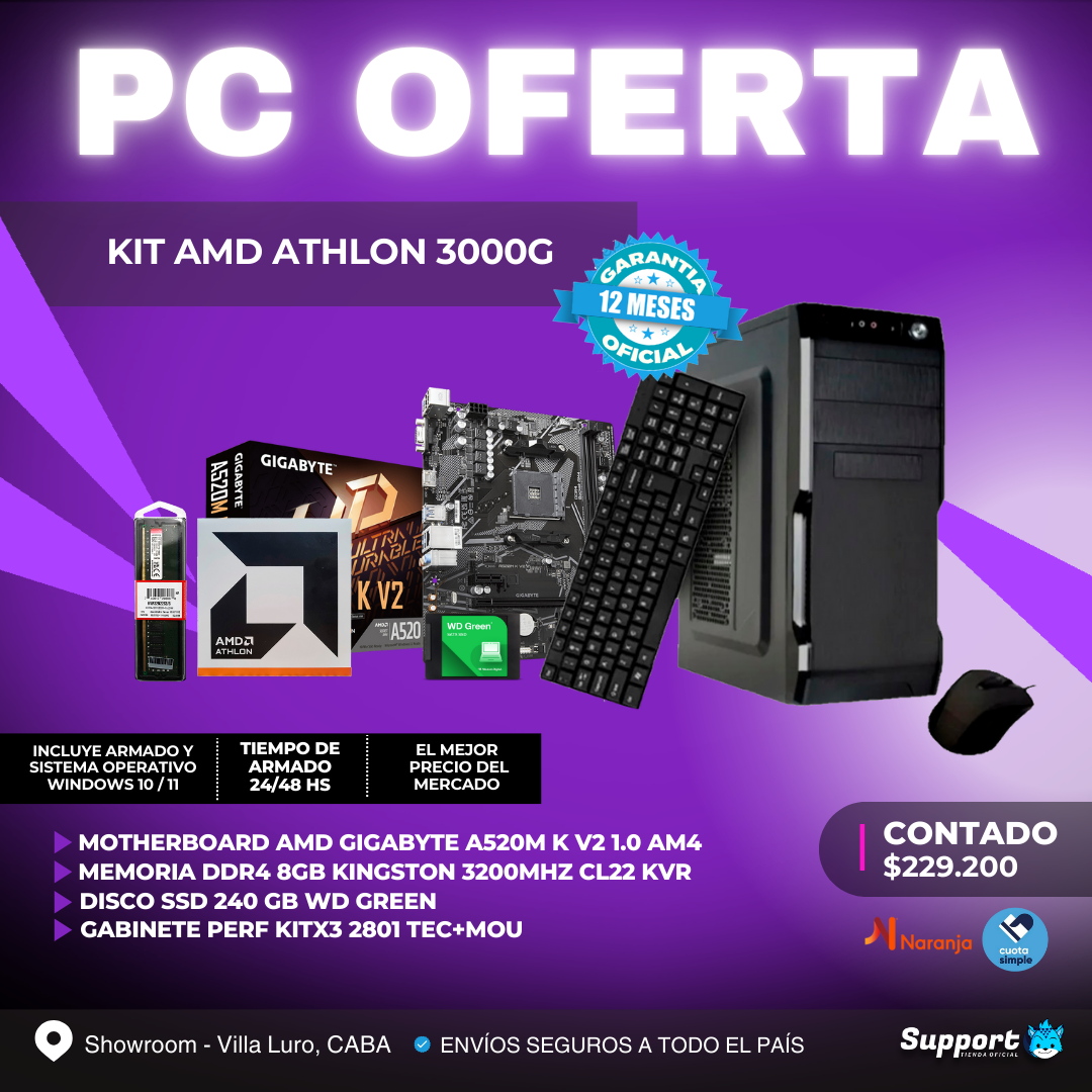 Pc Oferta Categoría de productos | Support Oficial