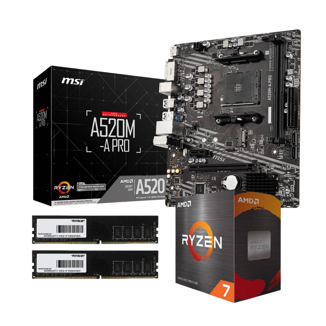 Combo Actualizacion Amd Ryzen 7 5700g | A520 | 32 Gb | Noxie Store