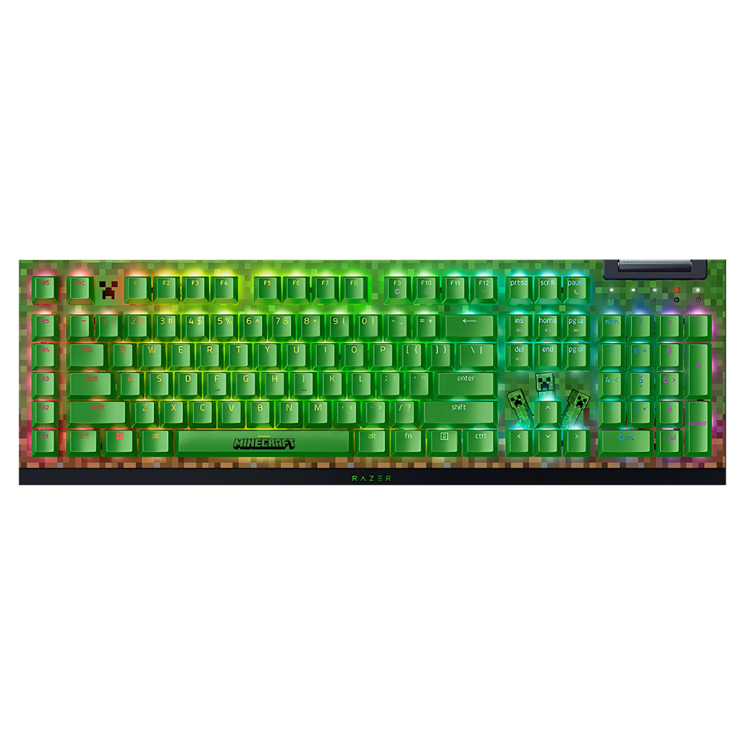 Teclado Razer Blackwidow V4 X Mechanical Rgb (green Switch) Minecraft ...