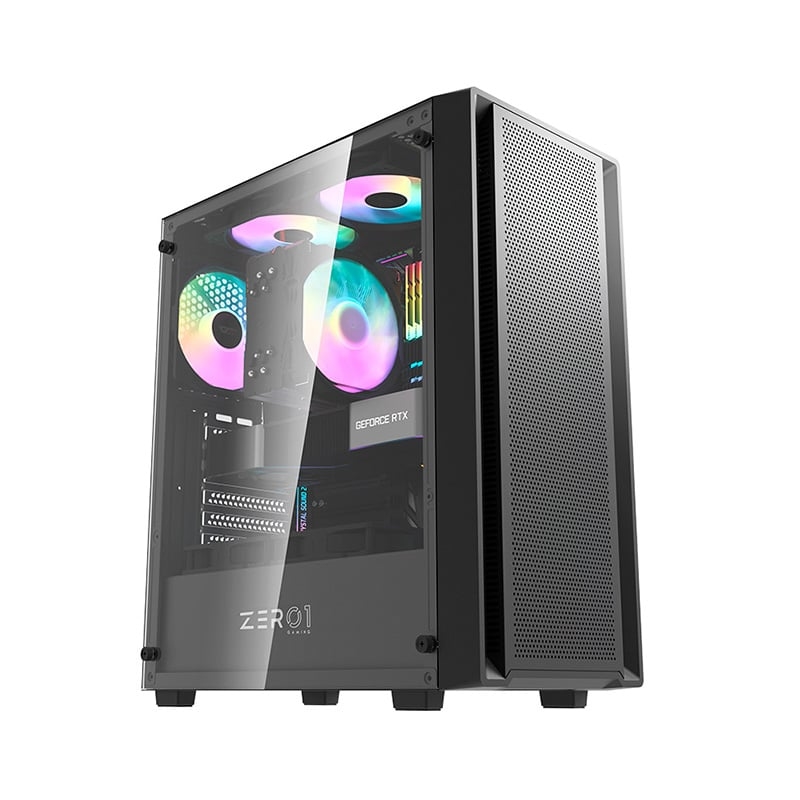 Gabinete Gamer Zer01 Gaming Pollux X4 Fan Fixed Rgb | 710 Technology