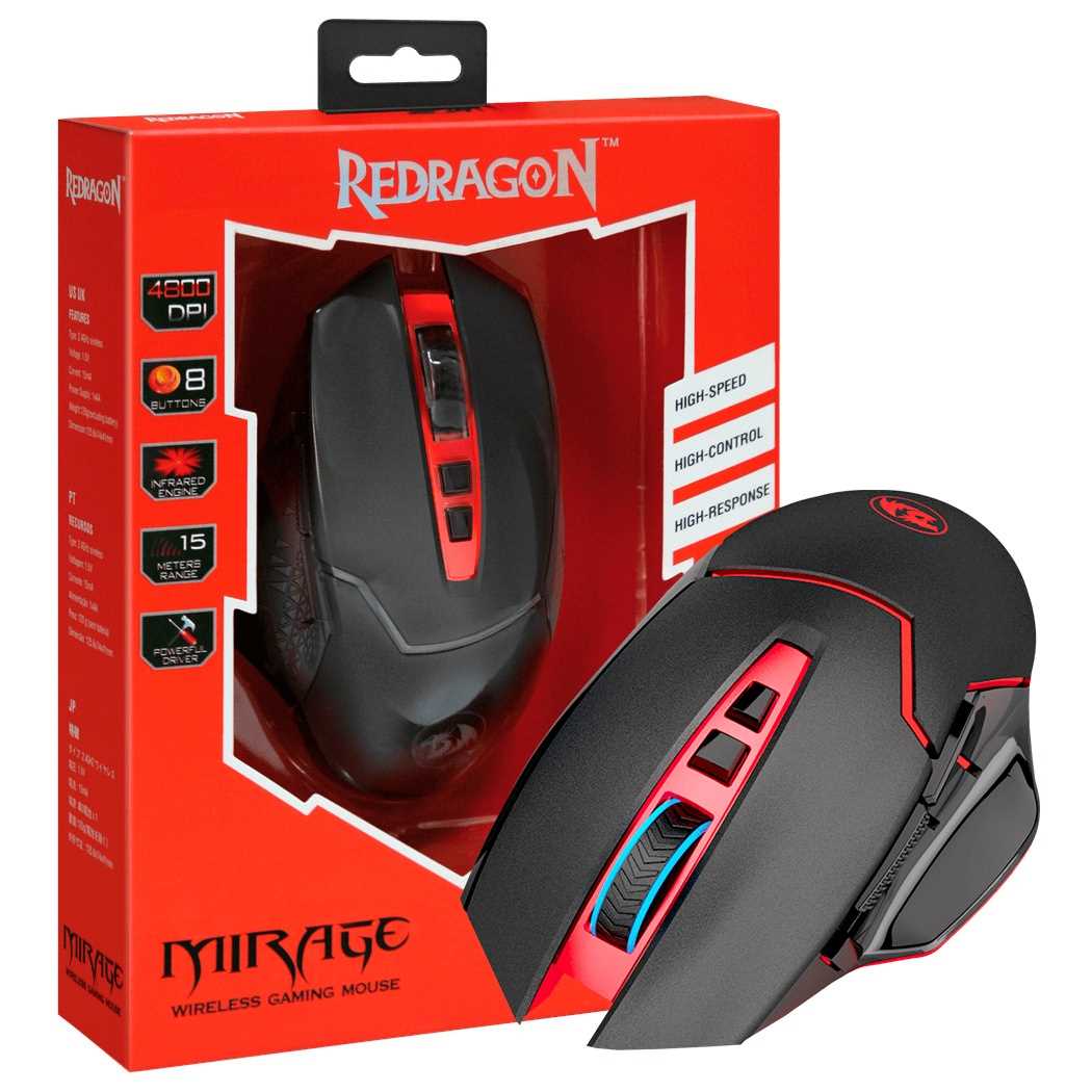 Mouse Gamer Redragon M690 Mirage Inalambrico | Gaming Point - Tu Punto ...
