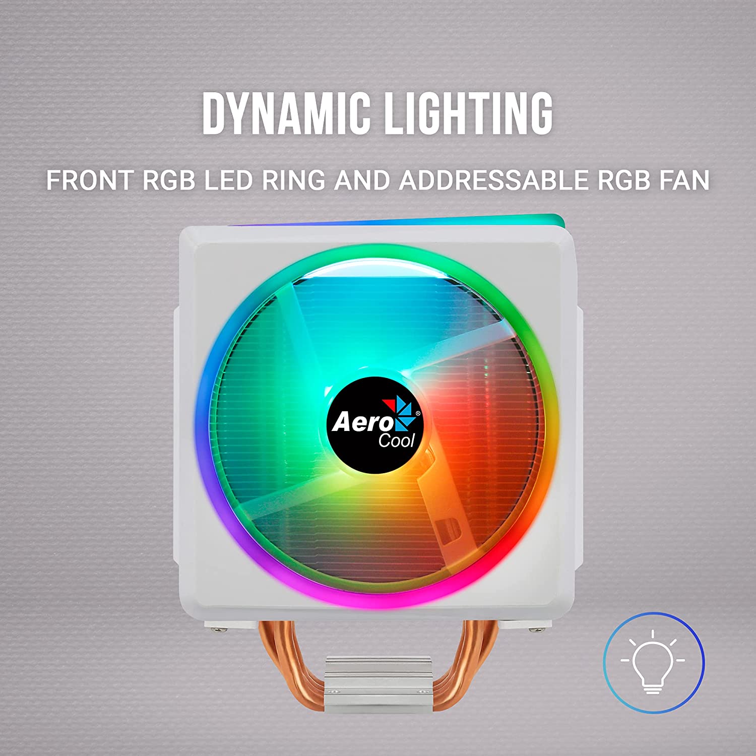 Refrigeracion Cooler CPU Aerocool Cylon 4F White ARGB | MyM Computacion ...