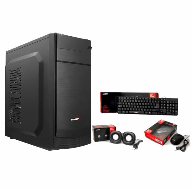Gabinete Oficina Sentey G50 Kit + Fuente 600W CS3-1370-CB USB | MyM Computacion | Gaming Store
