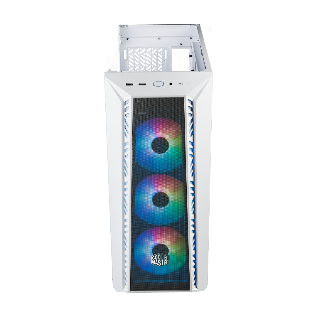 Gabinete Gamer Cooler Master Masterbox 520 Mesh X3 Fan ARGB White MB520 ...