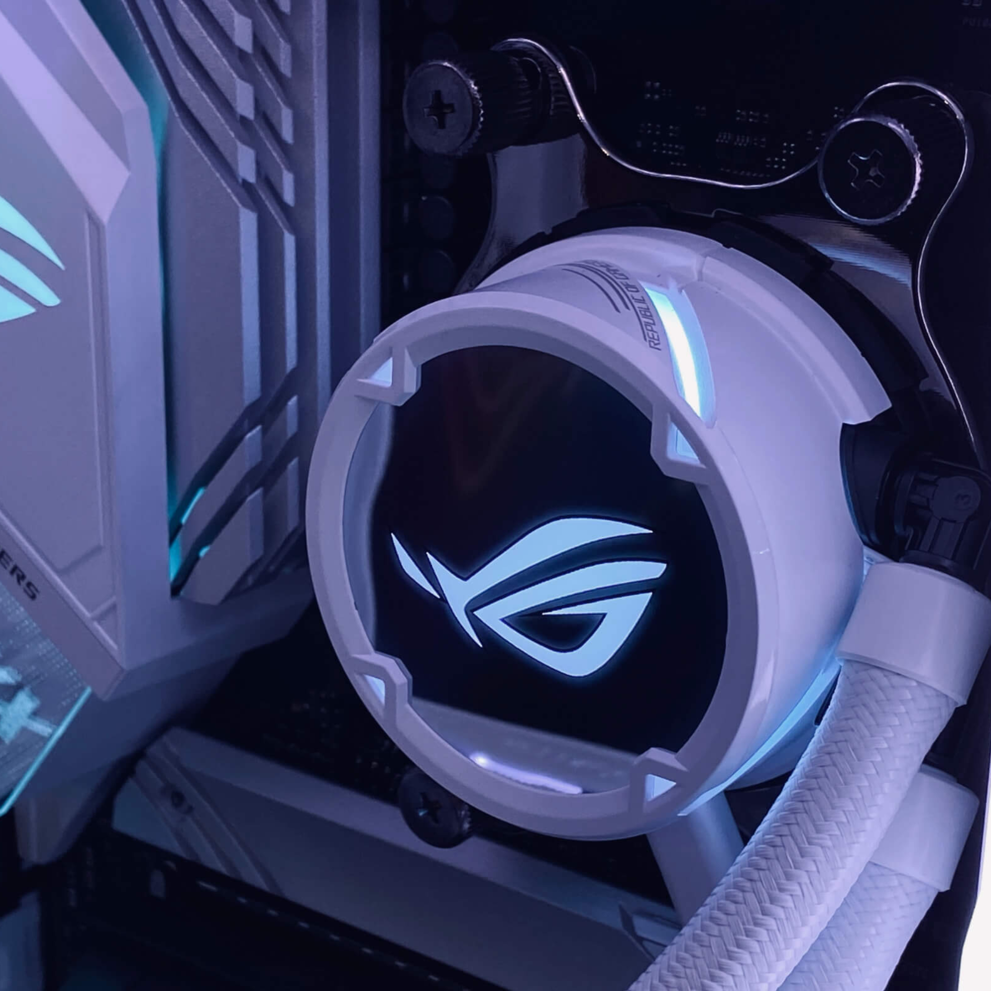 Refrigeracion Water Cooler Asus Rog Strix White Edition ARGB LC Ll 360 ...