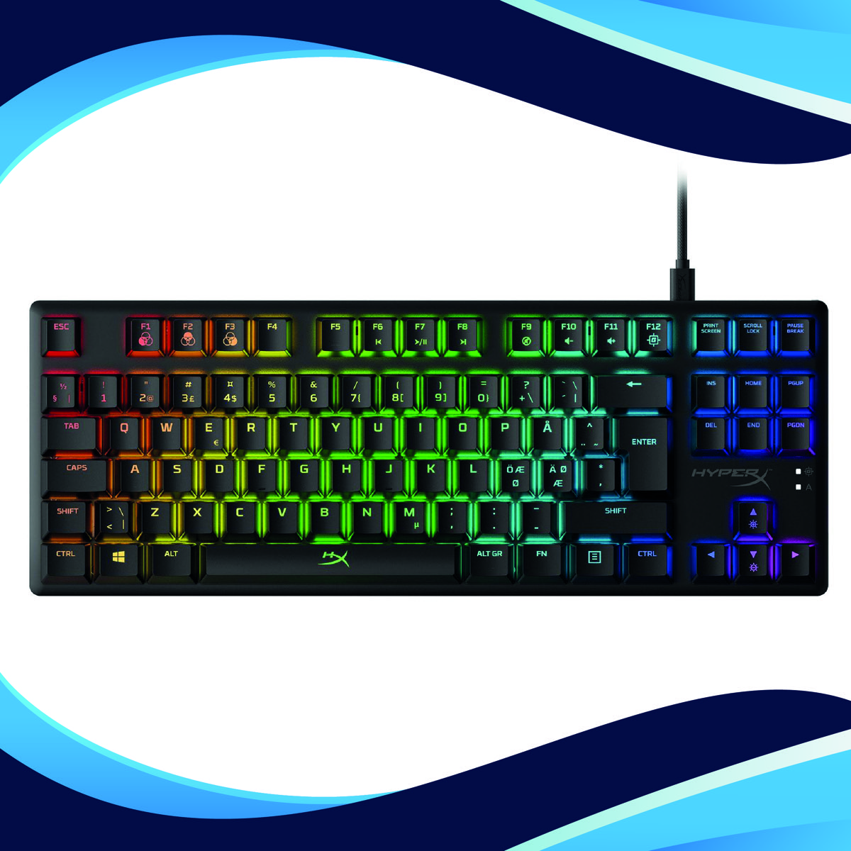 Teclado Gamer HYPERX ALLOY ORIGINS CORE MECHANICAL GAMING HX BLUE | Support Oficial