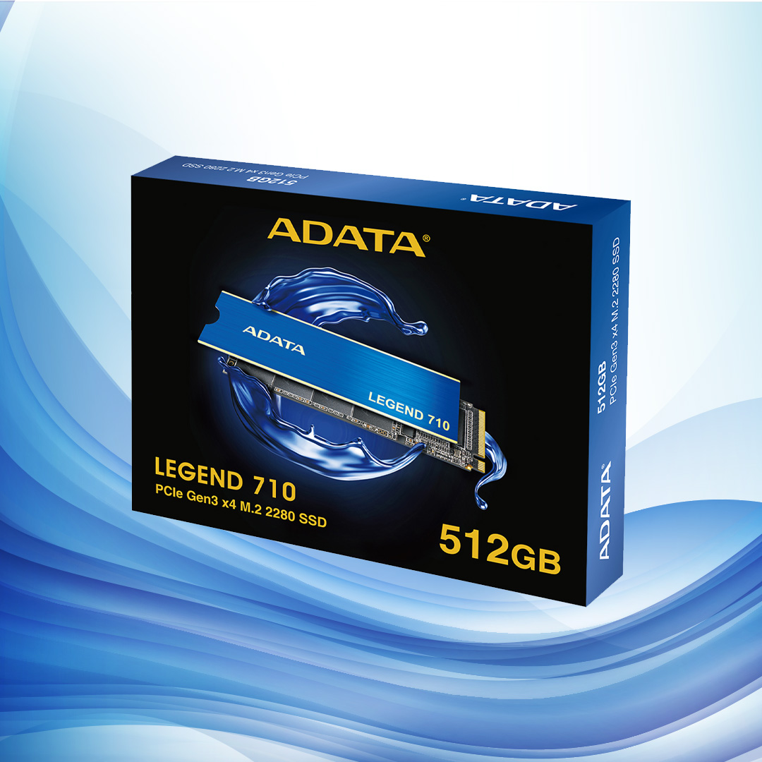 Disco Solido SSD M.2 NVMe ADATA LEGEND 710 512GB 2400MB/s Gen3 x4 | Support Oficial
